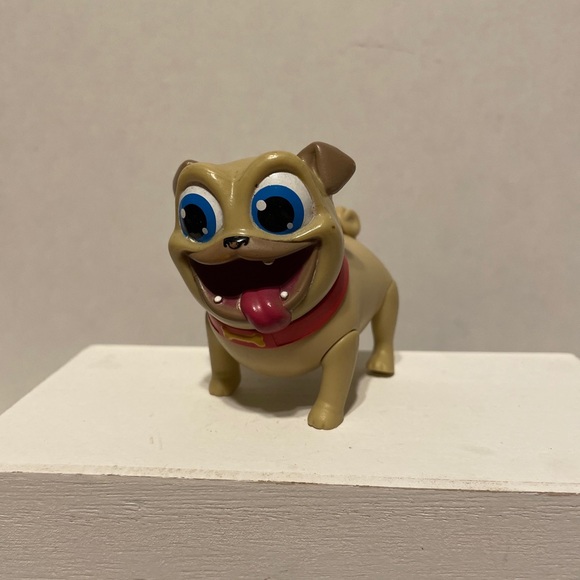 Disney | Toys | Disney Jr Puppy Dog Pals Rolly Pug Pvc Action Figure 5 ...